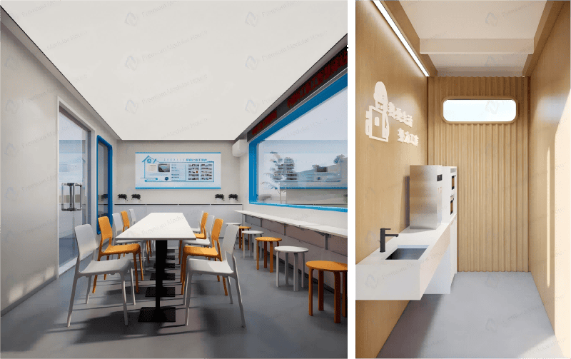 Modular Container House for Worker Service Station – Philippines